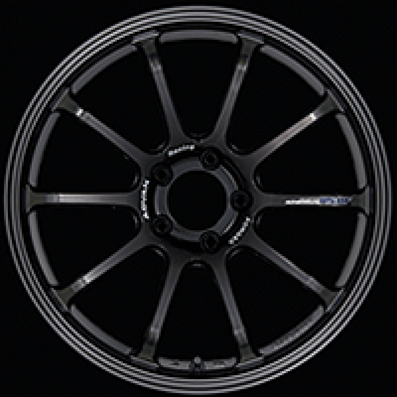 Advan RS-DF Progressive 19x8.5 +45 5-100 Racing Titanium Black Wheel ...